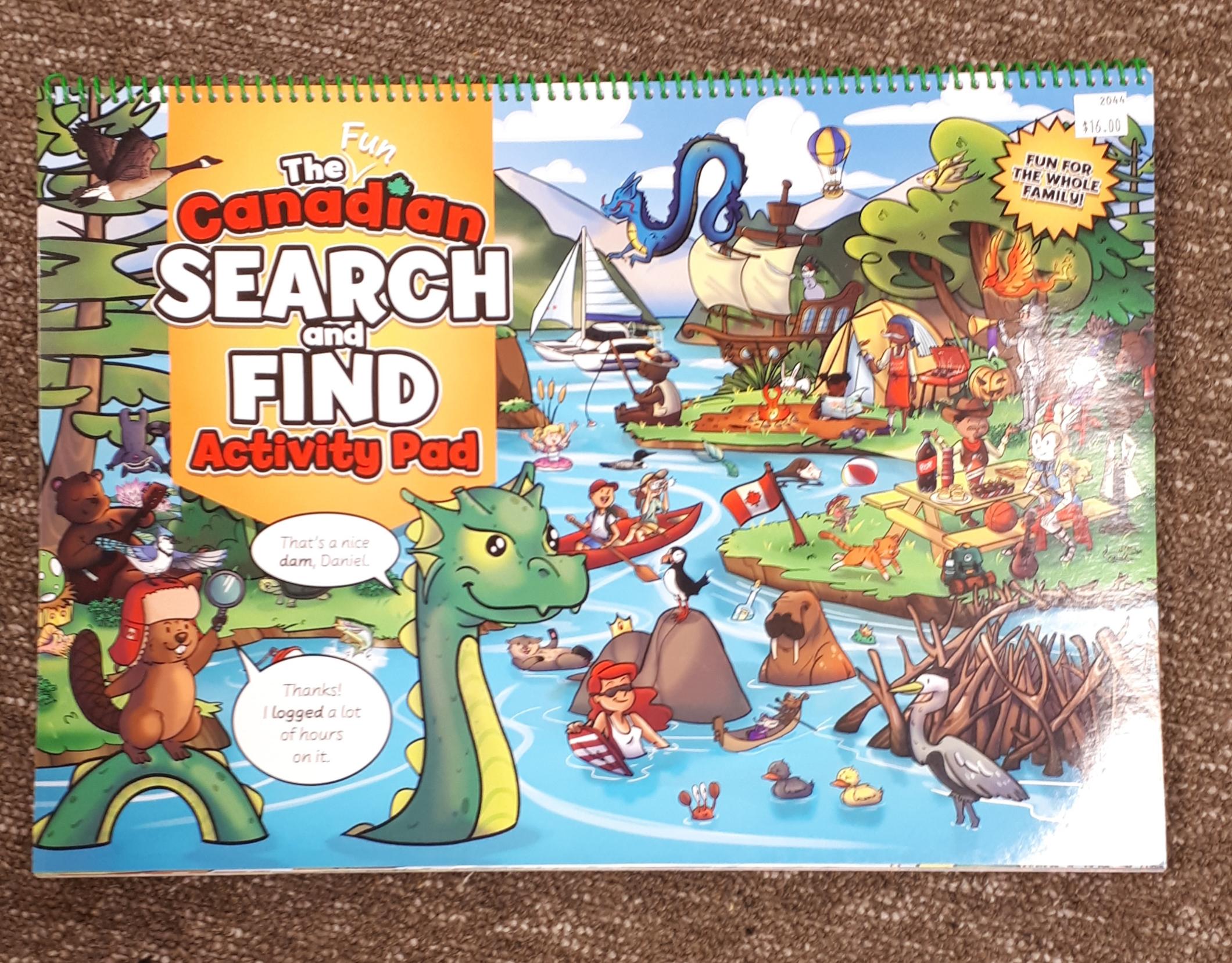 Canadian Activity Pad – Search and Find – Lake Monster (2044 ...