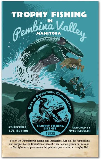 Trophy Fishing Pin (4024) – Canadian Fossil Discovery Centre